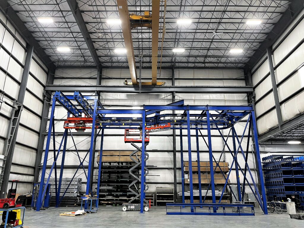 Engineering of custom overhead conveyor systems - IntelliTrak